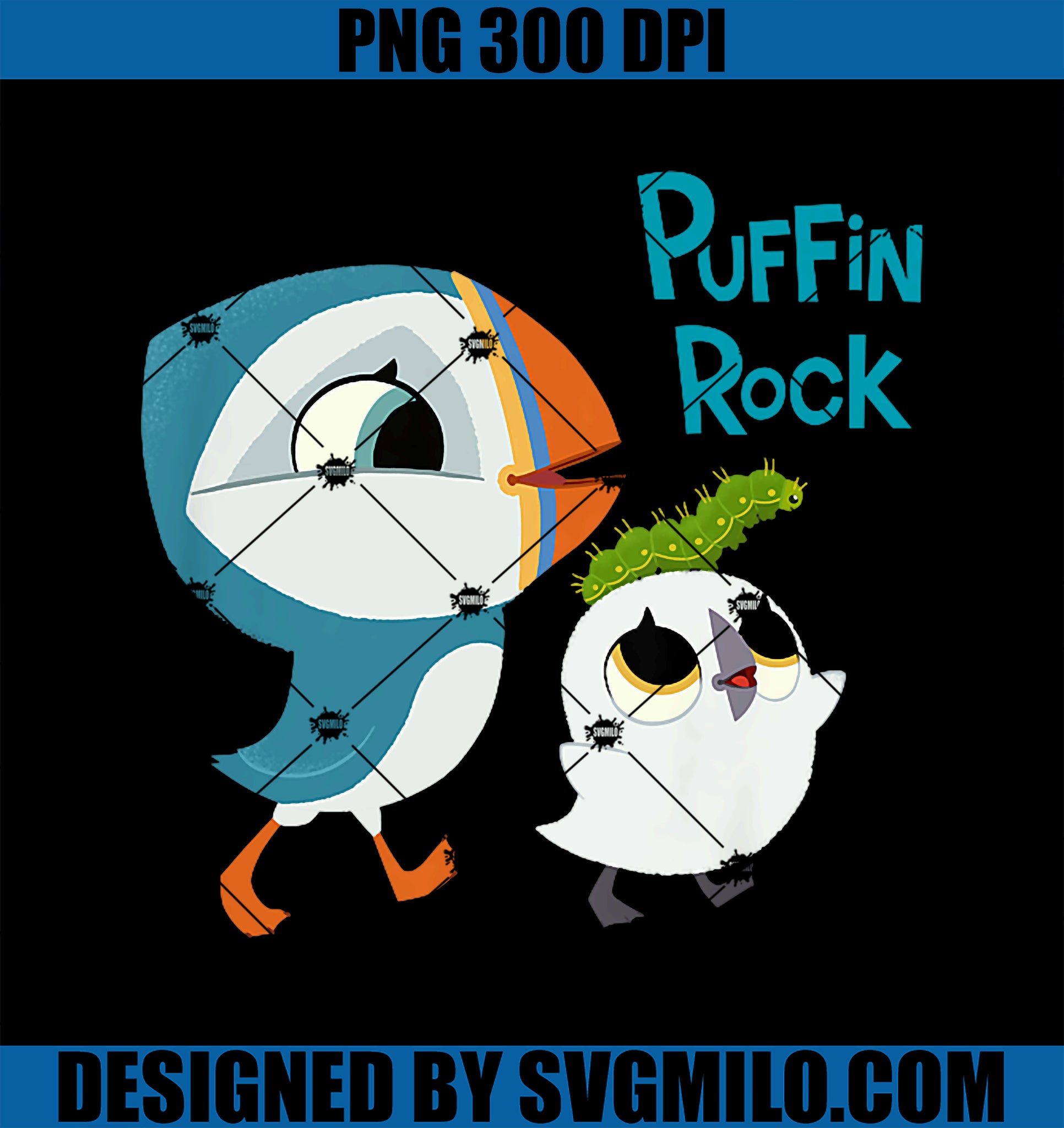 Puffin Rock Official Merchandise PNG, Oona & Baba Take A Walk PNG
