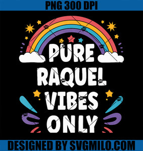 RAQUEL Vibes Only Cute PNG, Retro Girls RAQUEL PNG