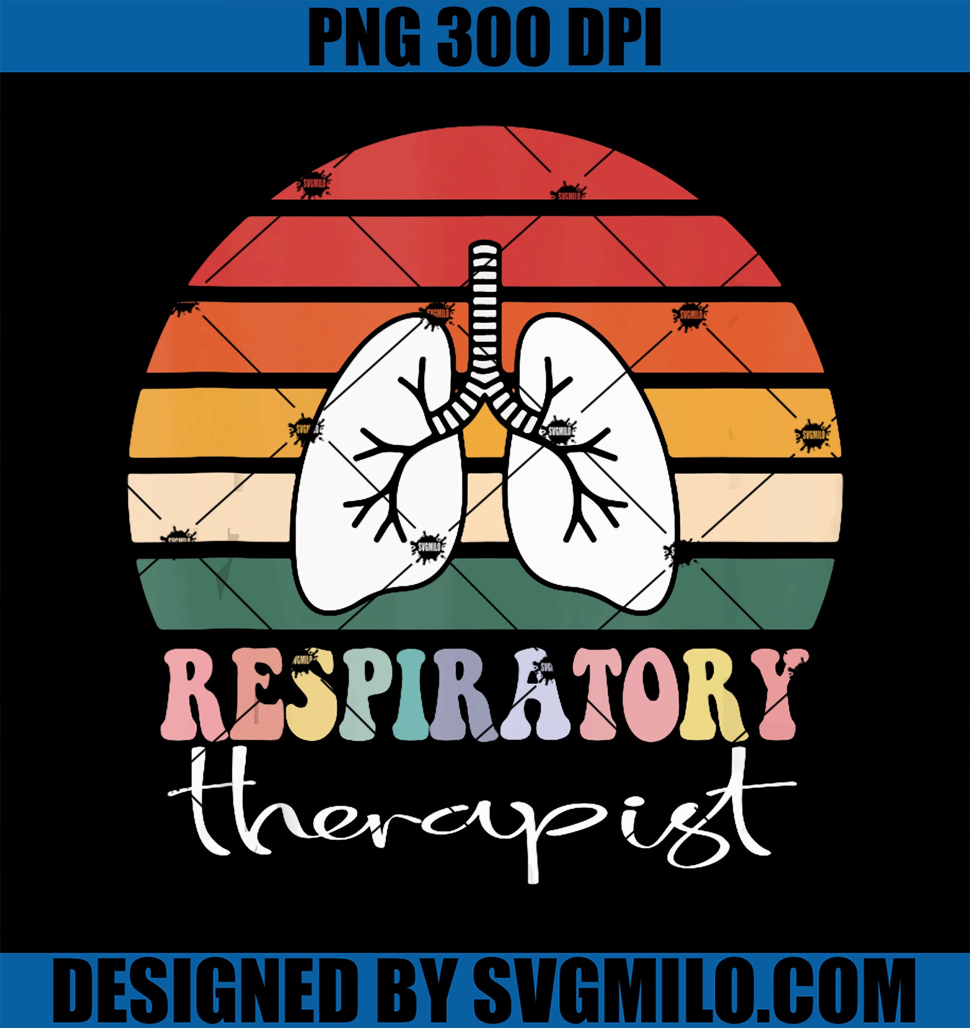 Respiratory Therapist Retro PNG, RT Hospital Team Work PNG