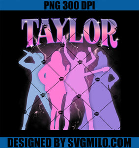 Retro Taylor First Name Personalized PNG, Birthday Girl Party PNG