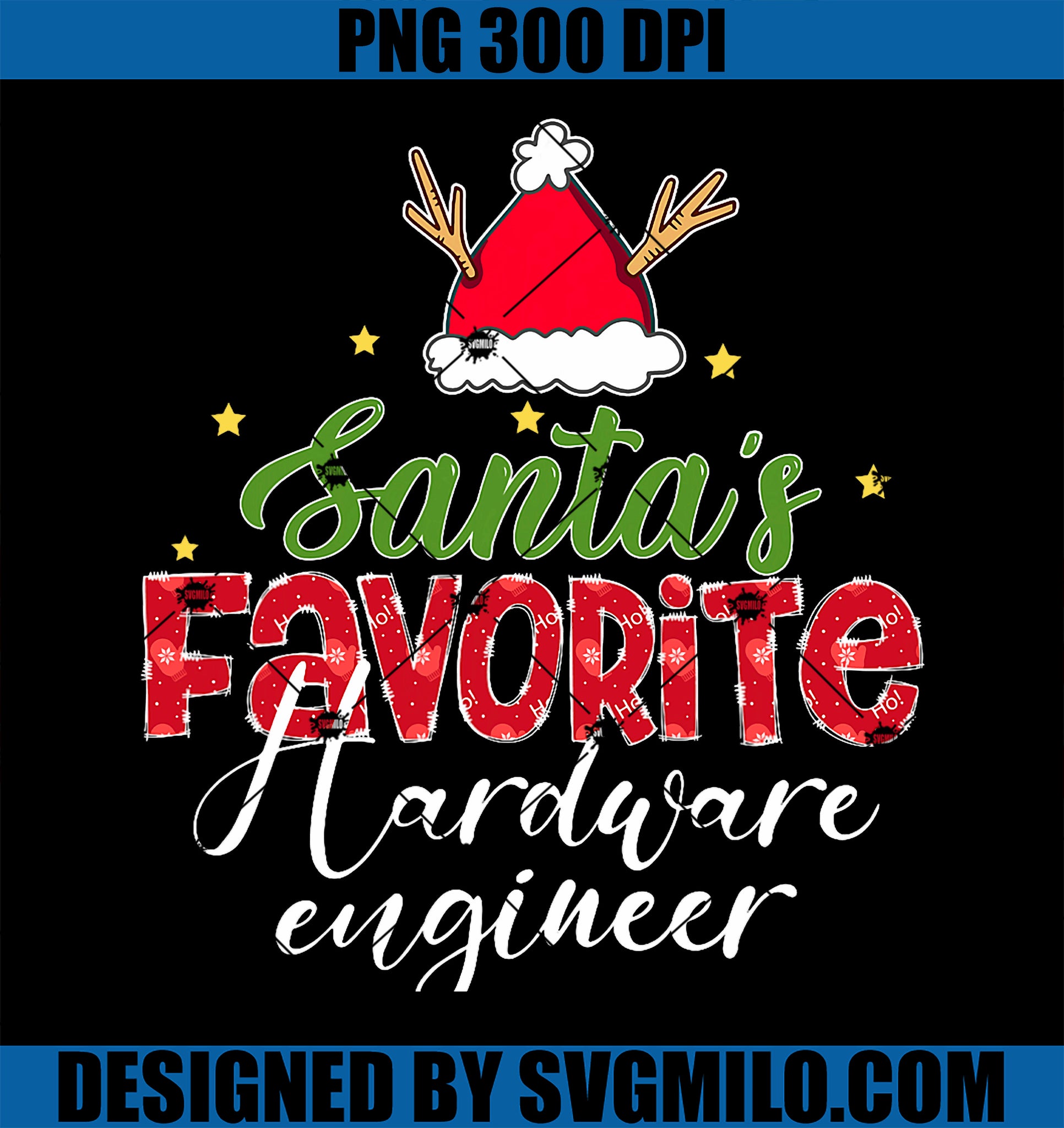 Santa_s Favorite Hardware Engineer Christmas PNG