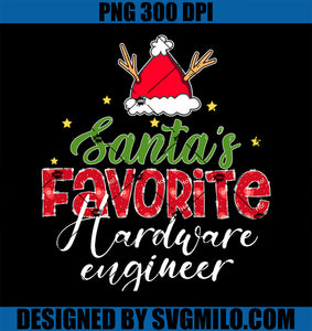 Santa_s Favorite Hardware Engineer Christmas PNG