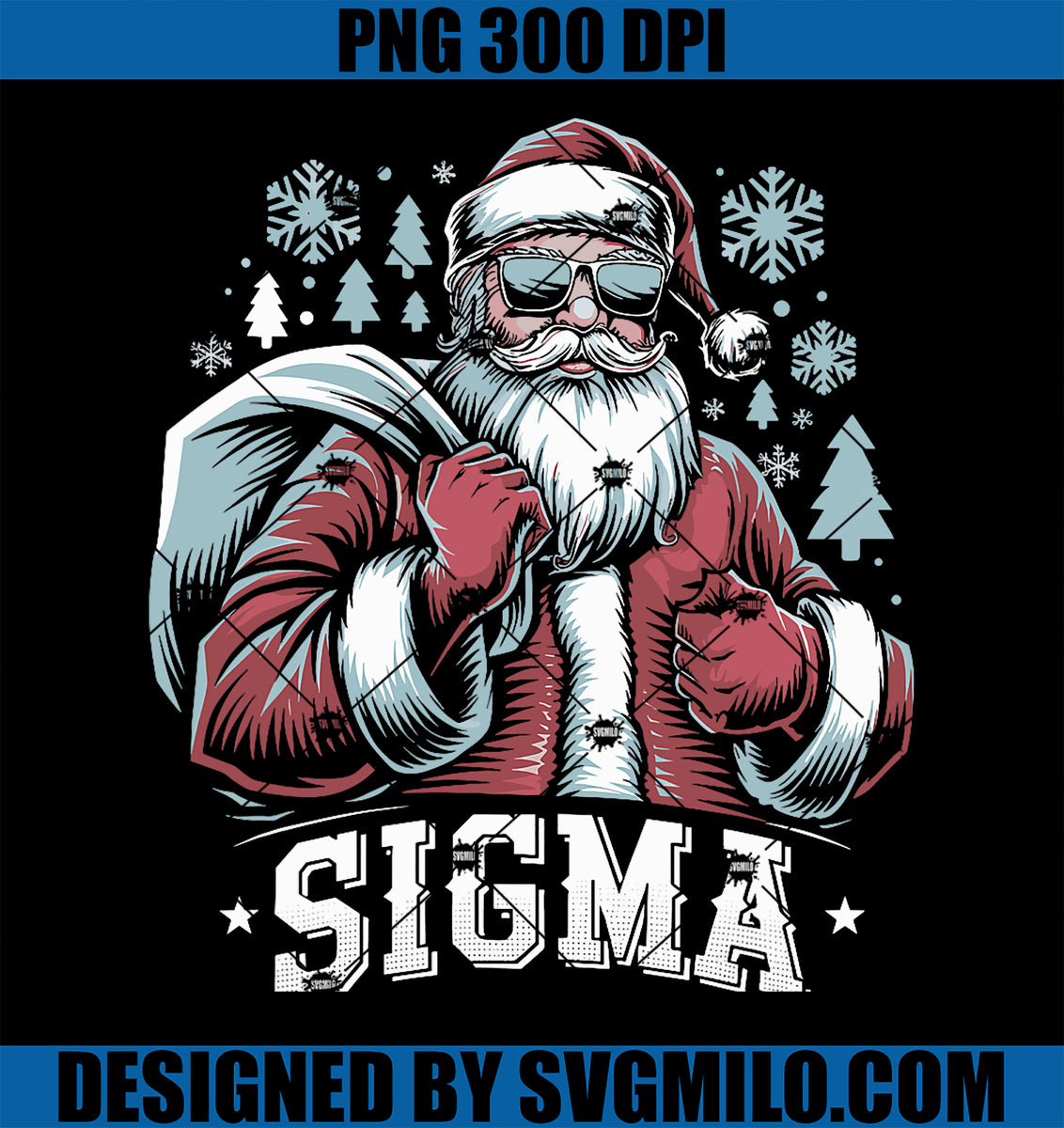 SigmaClausCoolSantaPNG_FunnyChristmasRizzRizzlerMemePNGcopy_1200x1200 ...