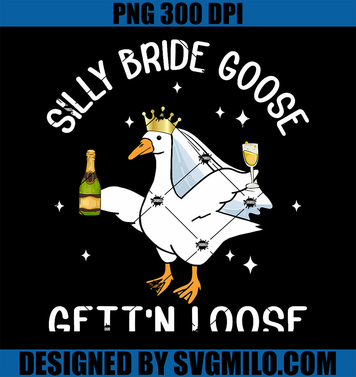 SillyBrideGoosePNG_MarriedCoupleMatchingBachelorettePartyPNGcopy ...