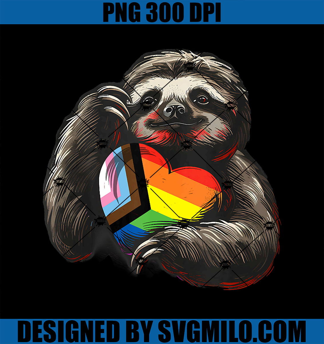 SlothProgressivePrideFlagPNG_ProgressPrideFlagLGBTQPNGcopy_94362aa8 ...