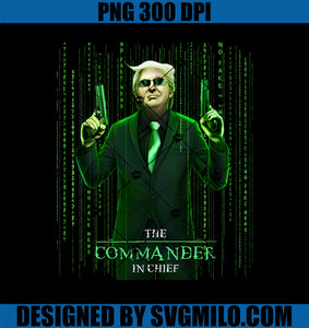 The Commander Shoot PNG, Trump Fight Matrix PNG