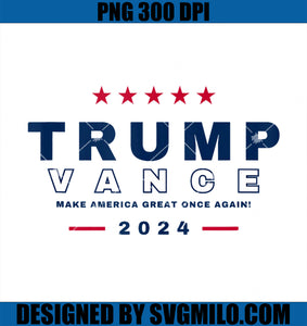 Trump JD Vance VP Make America Great Once Again PNG, MAGA PNG
