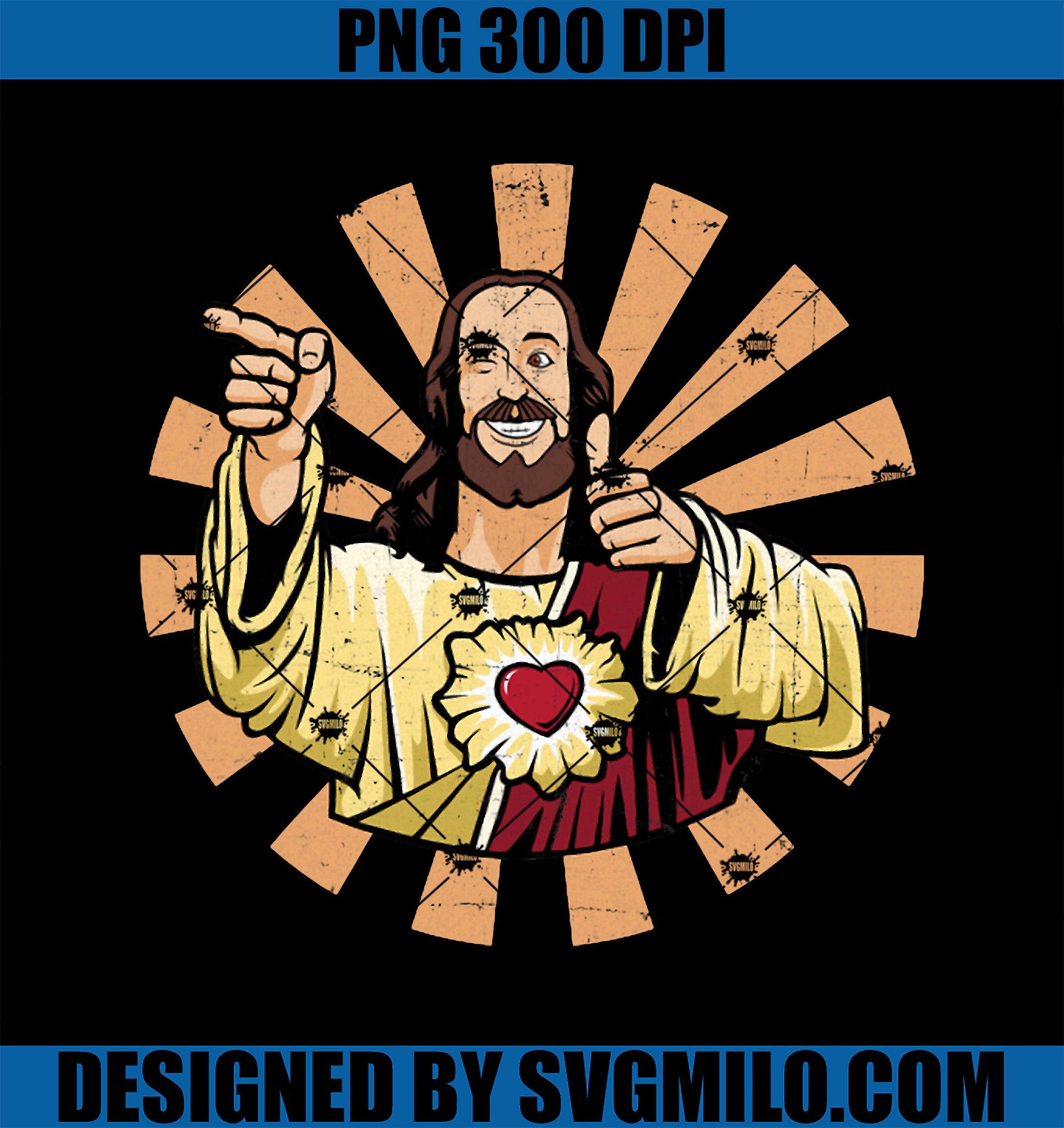 Vintage PNG, Buddy Christ PNG