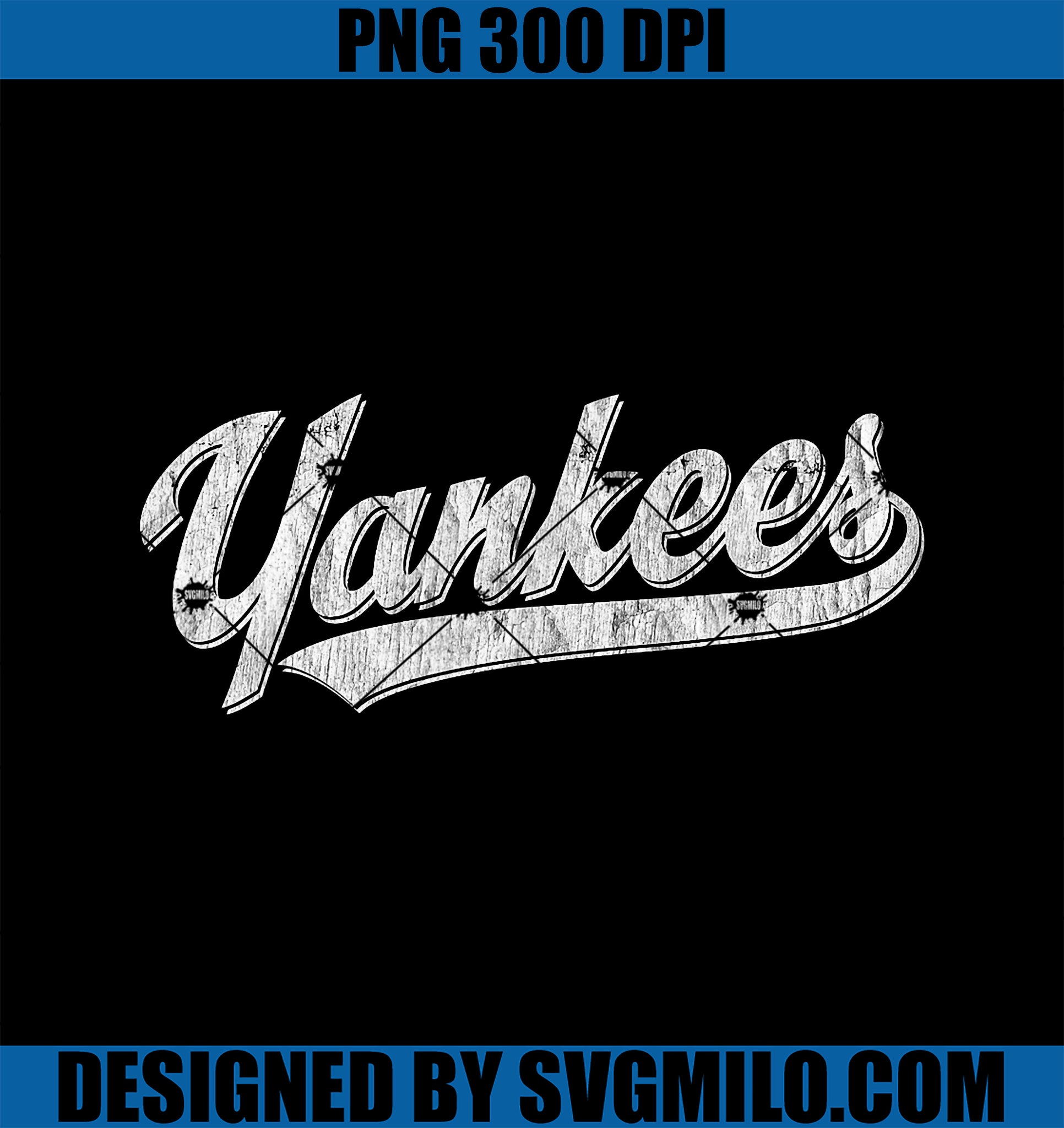 Vintage Retro PNG, Yankees Name Sports Style Classic PNG
