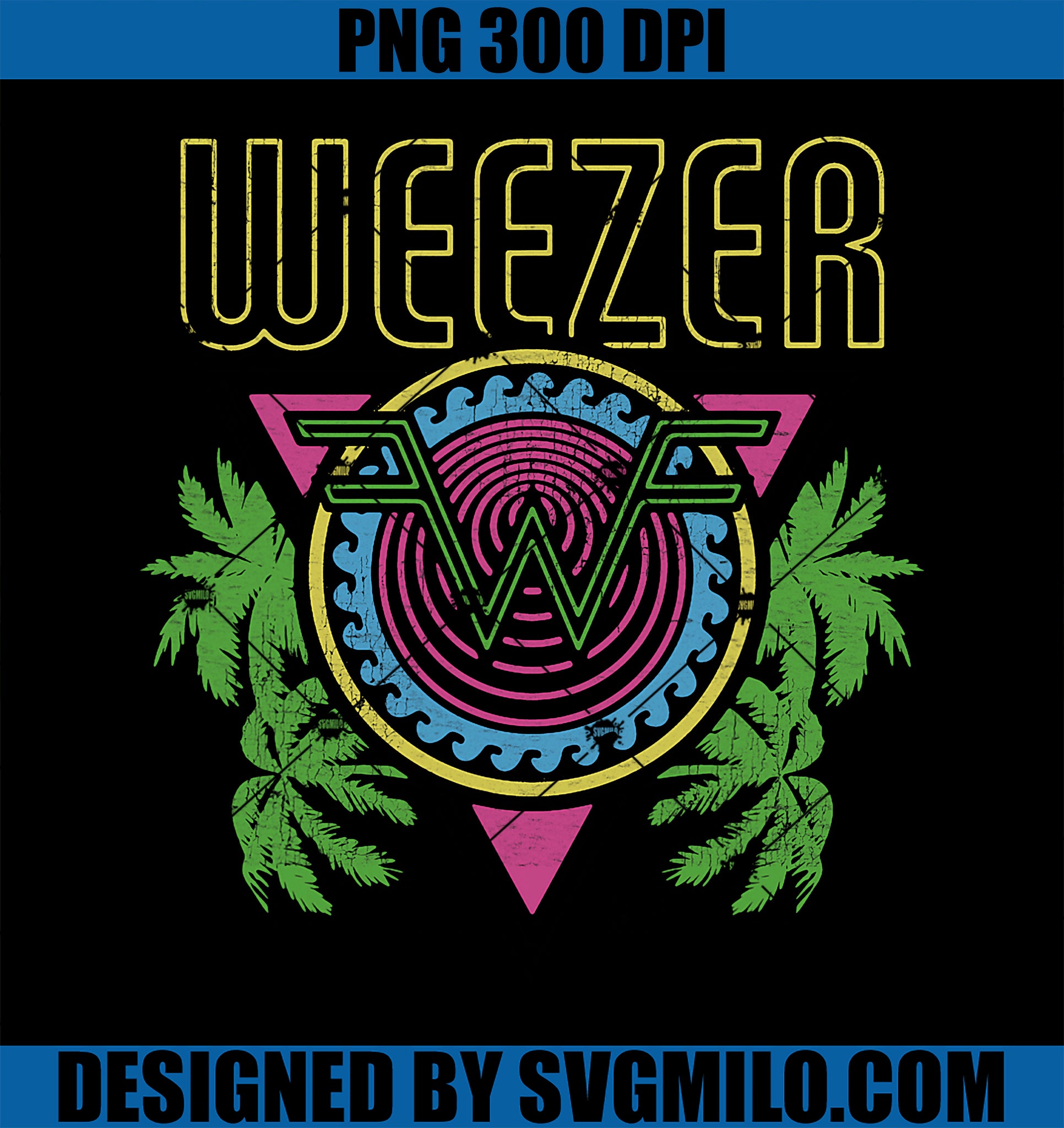 Weezer PNG, Flying Palm PNG