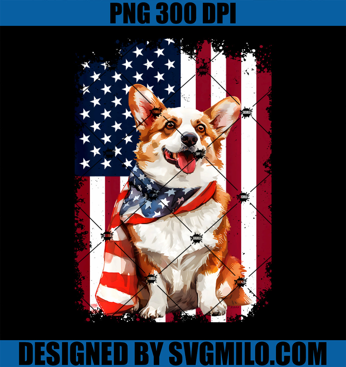 Welsh_Corgi_American_Flag_PNG_4th_Of_July_Cute_Corgi_Lover_Gifts_PNG ...