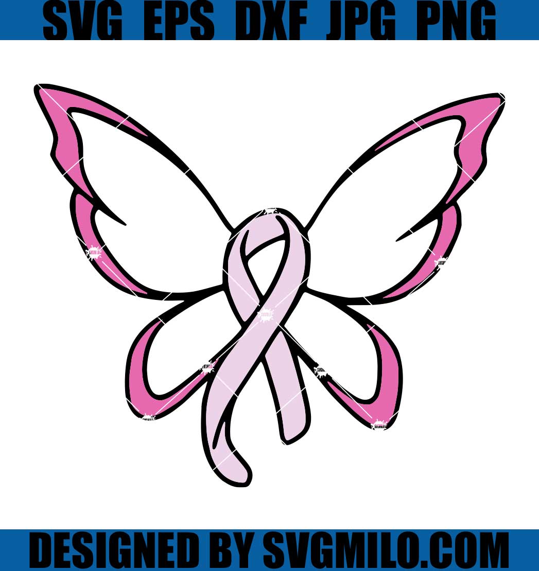 Butterfly Breast Cancer Logo