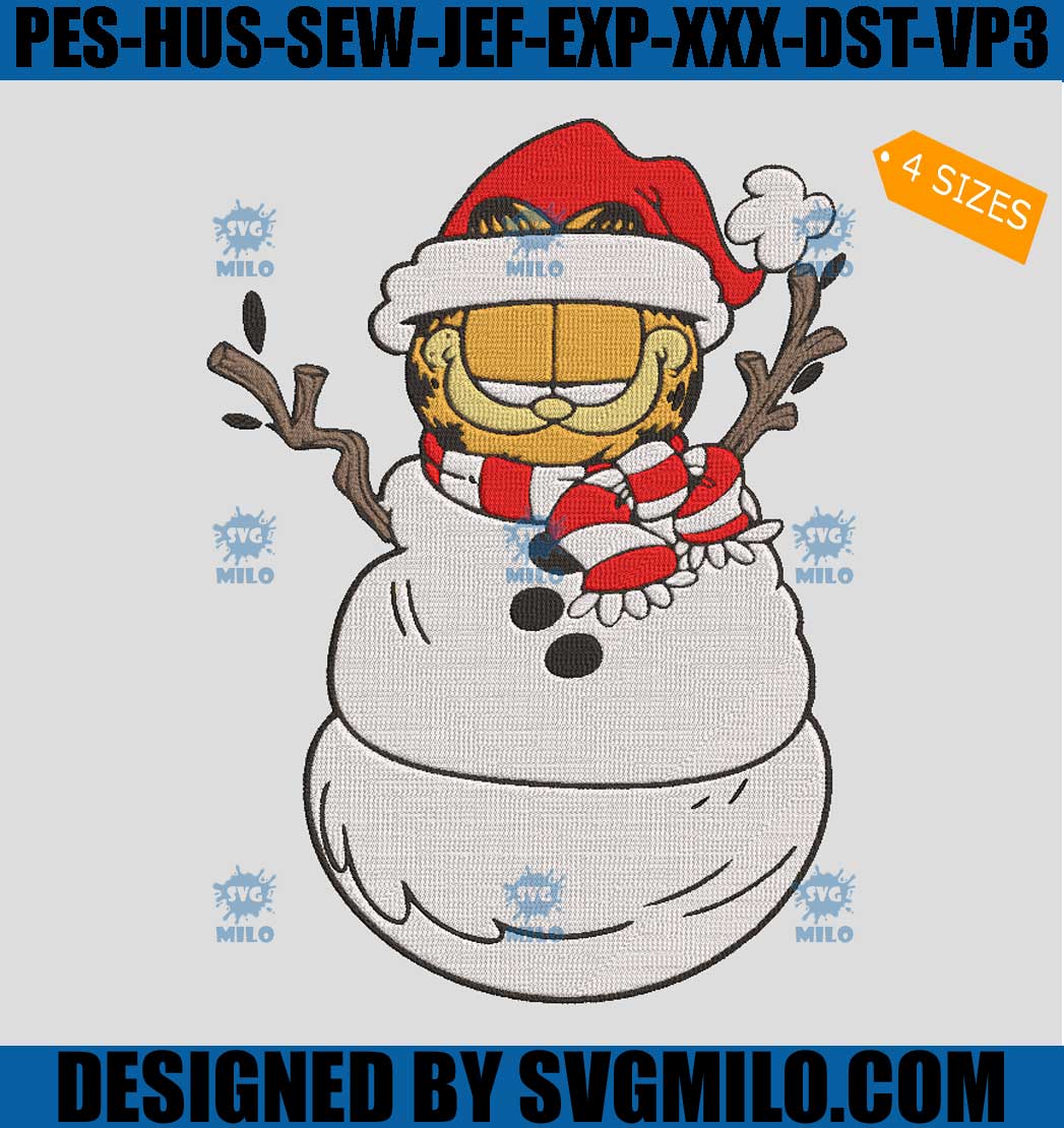 Gato-Garfield-Embroidery-Design_-Santa-Gato-Garfield-Embroidery-Desgin ...