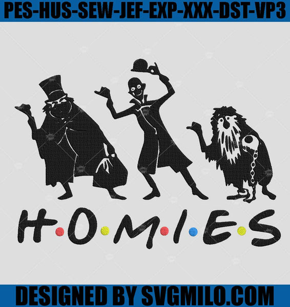 Homies-Ghosts-Embroidery-Design_-Haunted-Homies-Embroidery-Machine-File ...