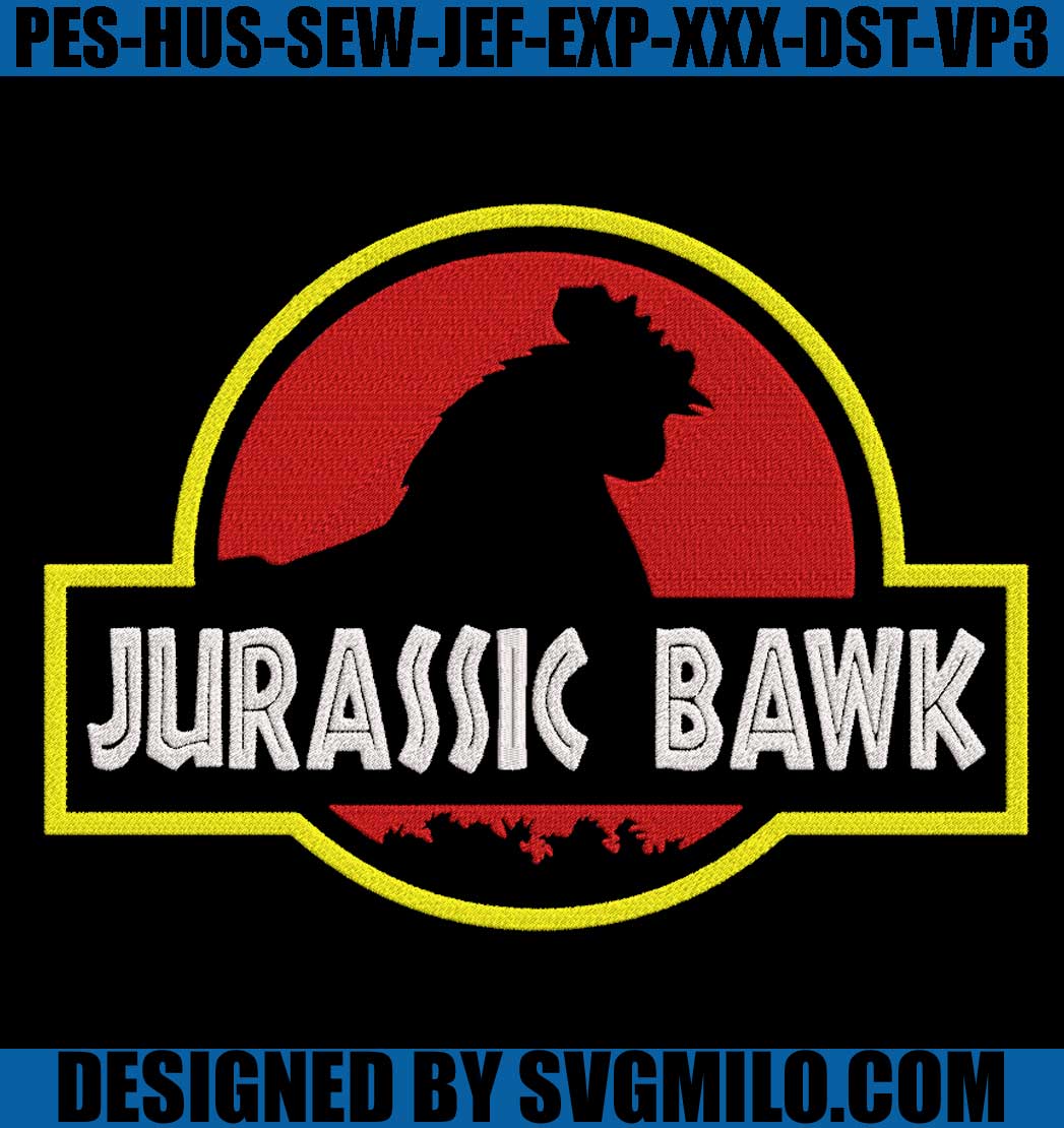 Jurassic-Bawk-Embroidery-Design_-Huhn-Embroidery-Machine-File_1200x1200 ...