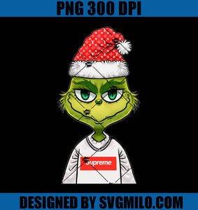 Santa Grinch PNG, Grinch Xmas PNG, Grinch Supreme PNG