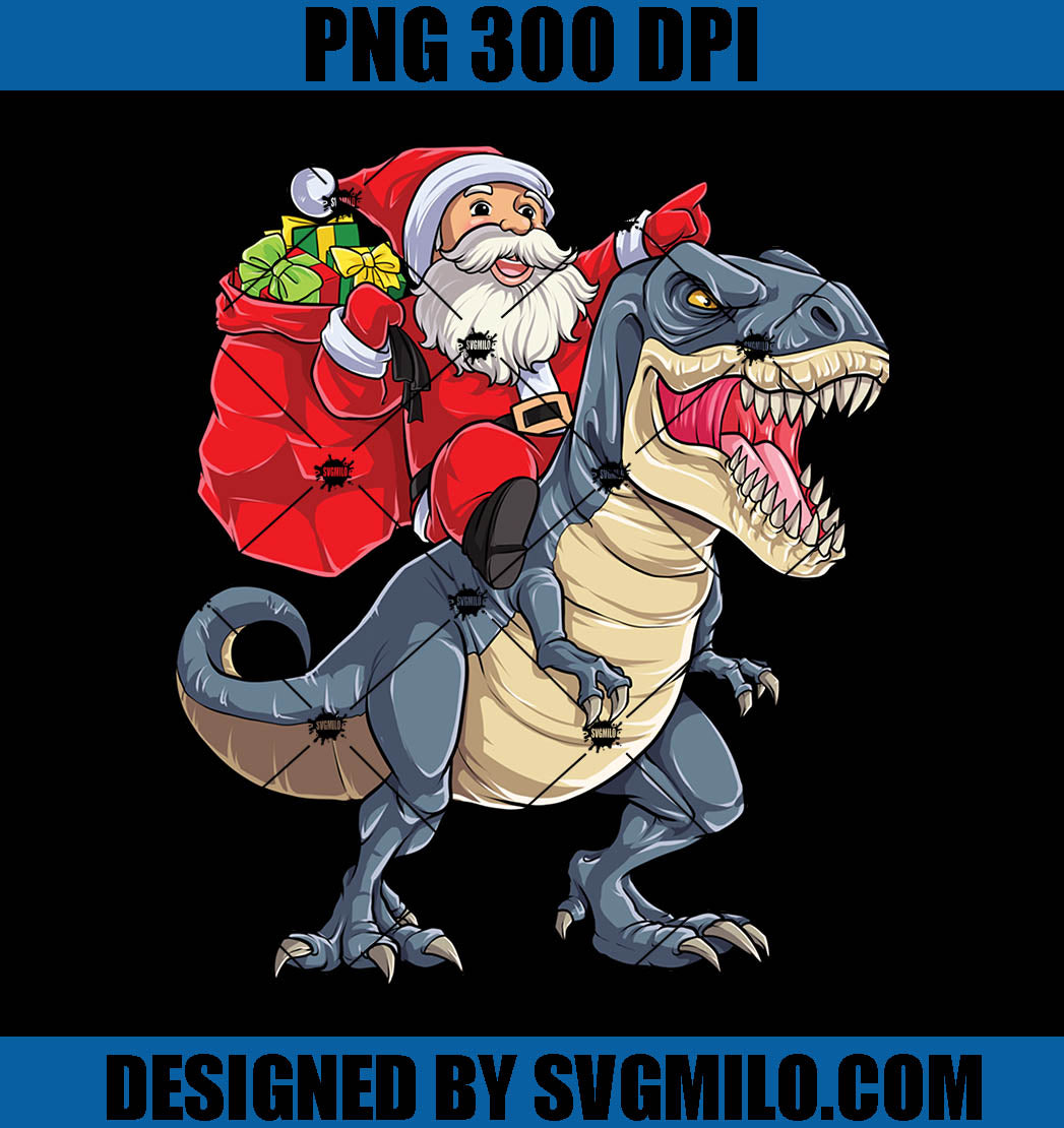 SantaRidingDinosaurTrexPNG_X-masTrexPNG_SantaChristmasPNGcopy_1200x1200 ...
