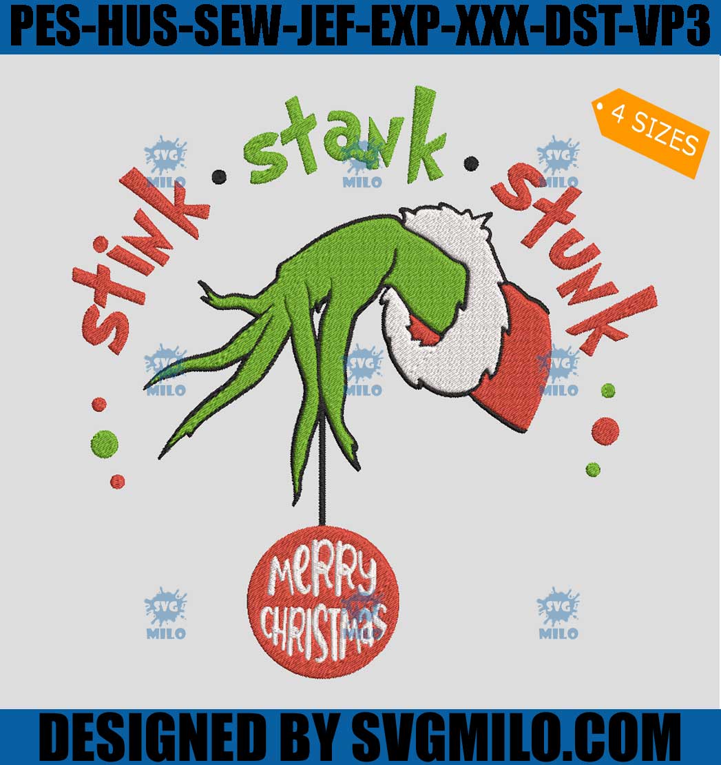 Stink-Stank-Stunk-Embroidery-Design_-Merry-Chrsitmas-Grinch-Embroidery ...