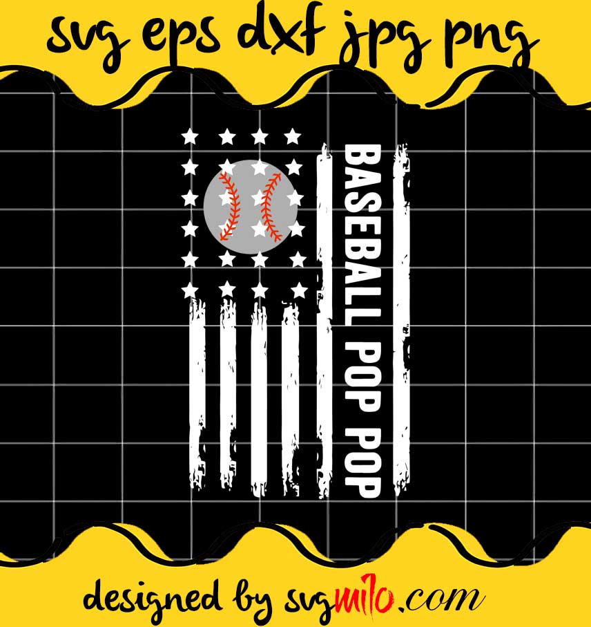 svgmilo-baseball-pop-pop-american-flag-cut-file-for-cricut-silhouette ...