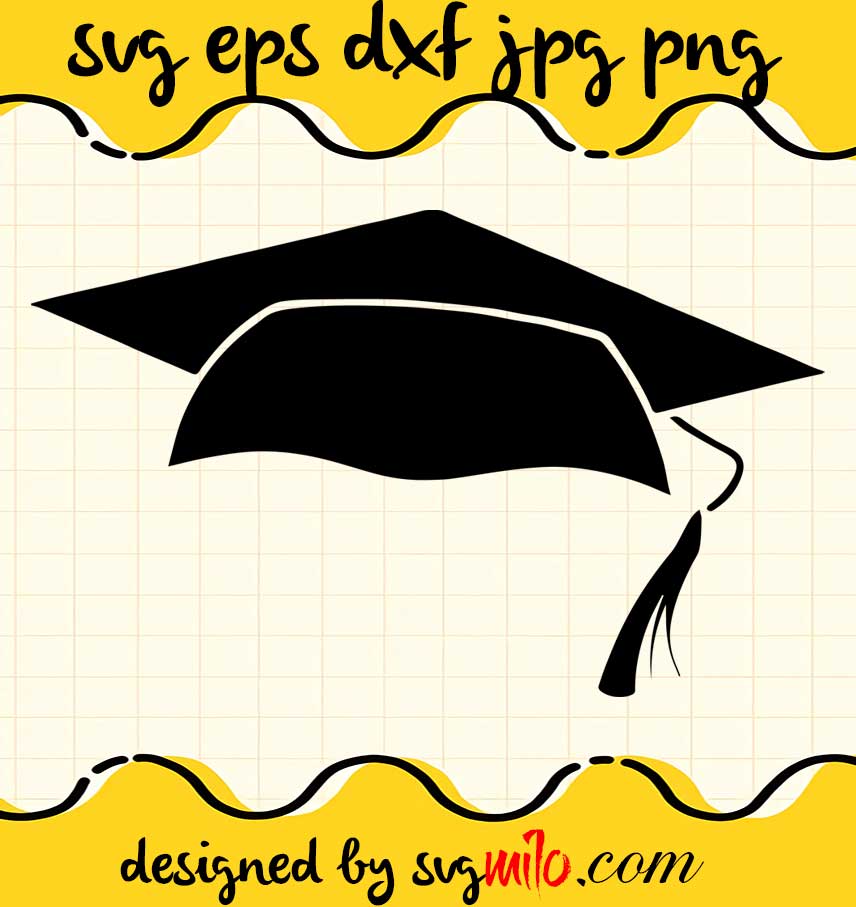 svgmilo-graduation-caps-cut-file-for-cricut-silhouette-machine-make ...