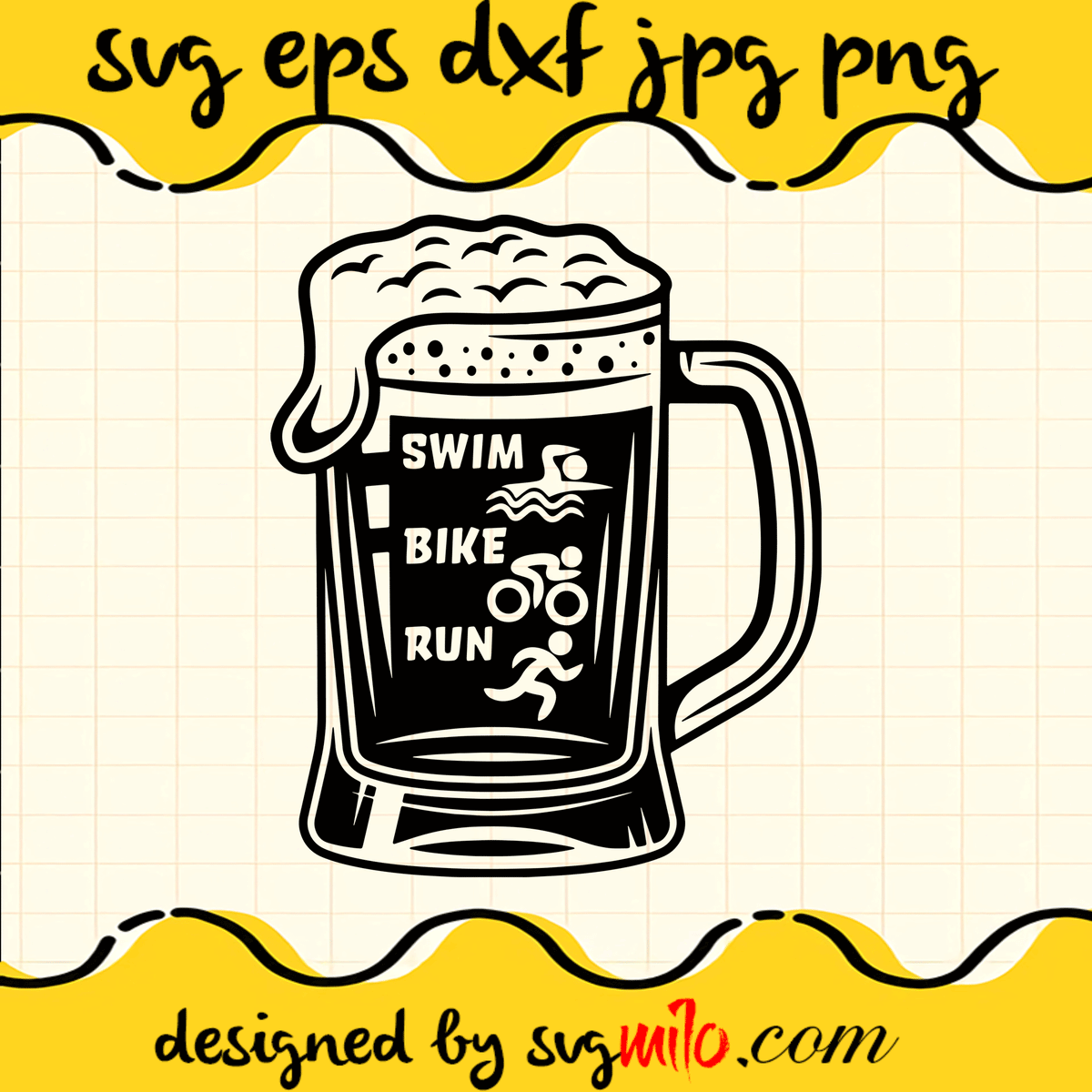 svgmilo-swim-bike-run-beer-mug-cricut-cut-file-silhouette-cutting-file ...